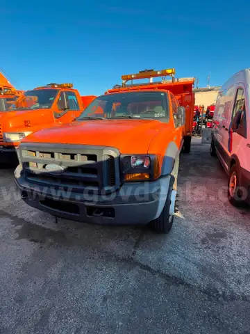 3EA 2007 FORD F450XL SUPER DUTY QUAD CAB 4X4 STAKEBODYS | GovDeals