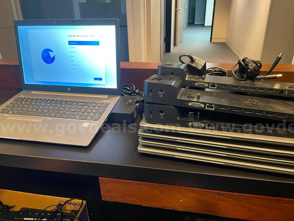 5 HP ZBook G6 with docking stations | AllSurplus
