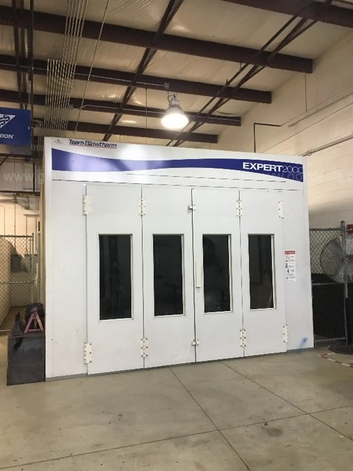 Team Blowtherm Automobile Paint Booth Model Expert 2000 B | GovDeals