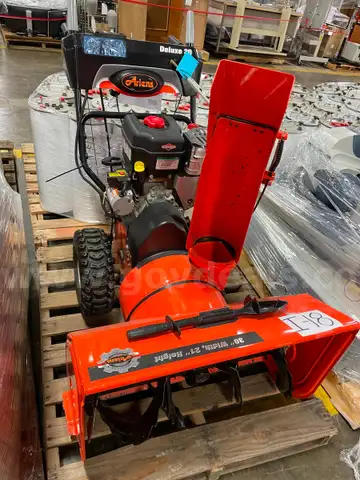 Ariens Deluxe 30 Snow Blower | GovDeals