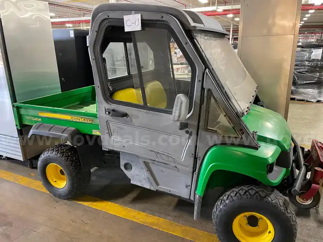 John Deere Gator with Cab, Model HPX Gas | AllSurplus