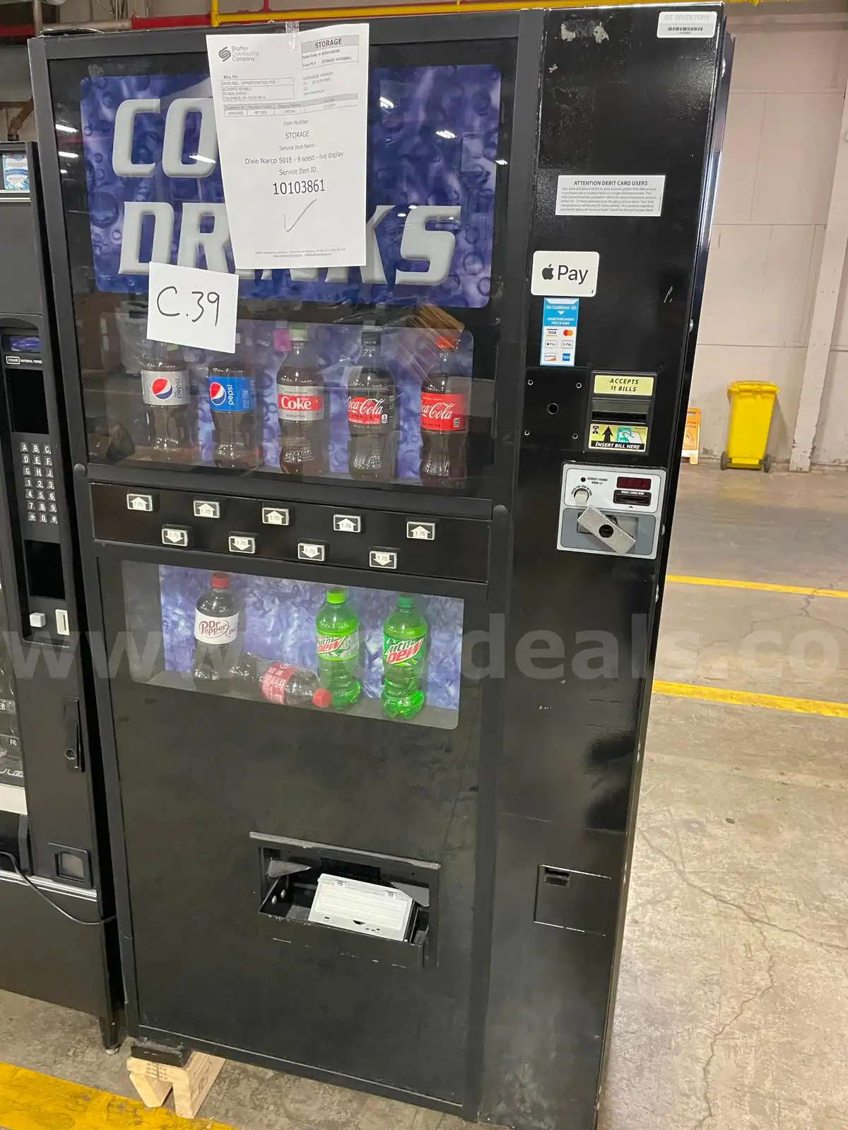 Dixie-Narco Vending Machine, Model 501E | AllSurplus