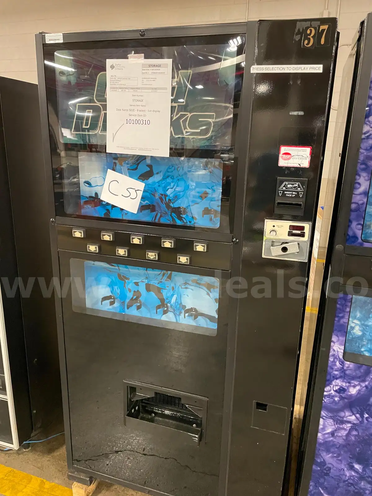 Dixie-Narco Vending Machine, Model 501E | AllSurplus