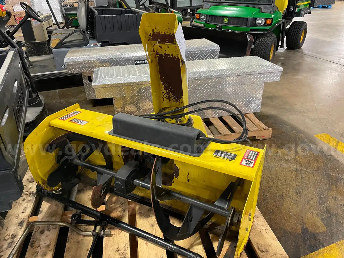 John Deere Snow Blower Attachment, 47" Width | GovDeals