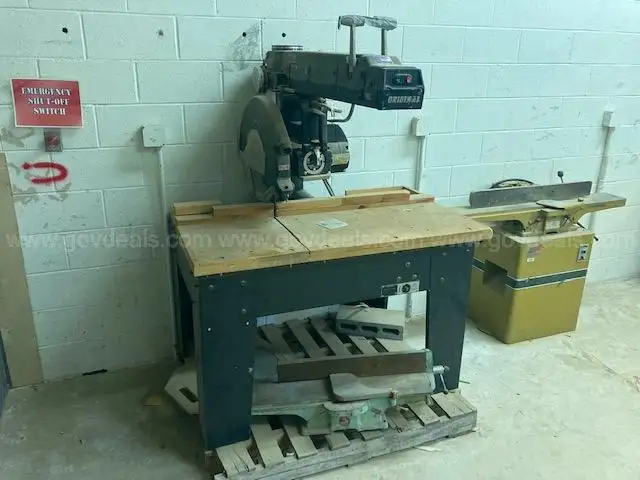 Original Saw Company Radial Arm Saw | AllSurplus