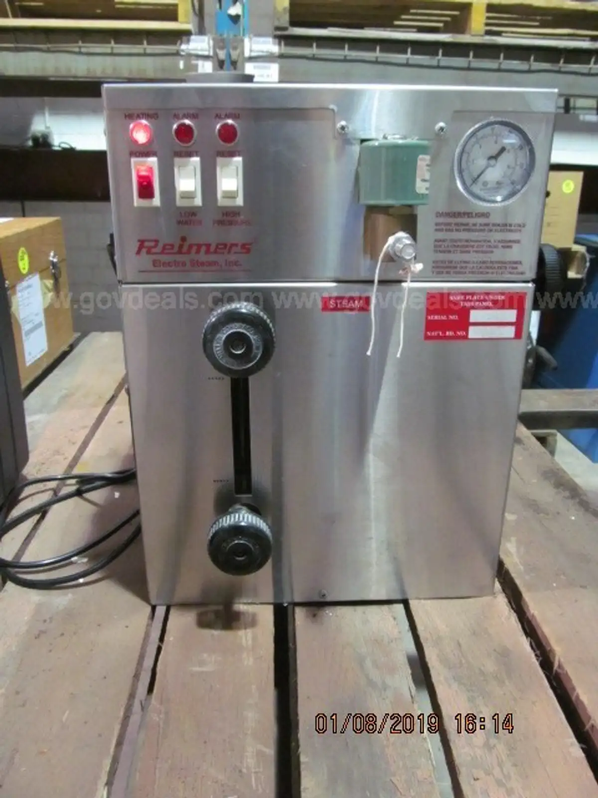 Reimers JR Portable Steam Generator | GovDeals