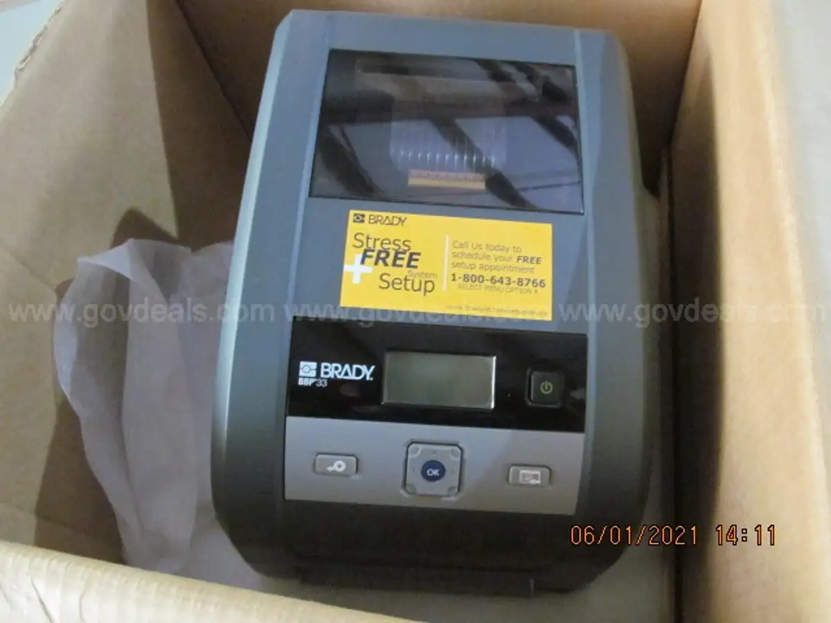 Brady BBP 33 Sign and Label Printer | GovDeals