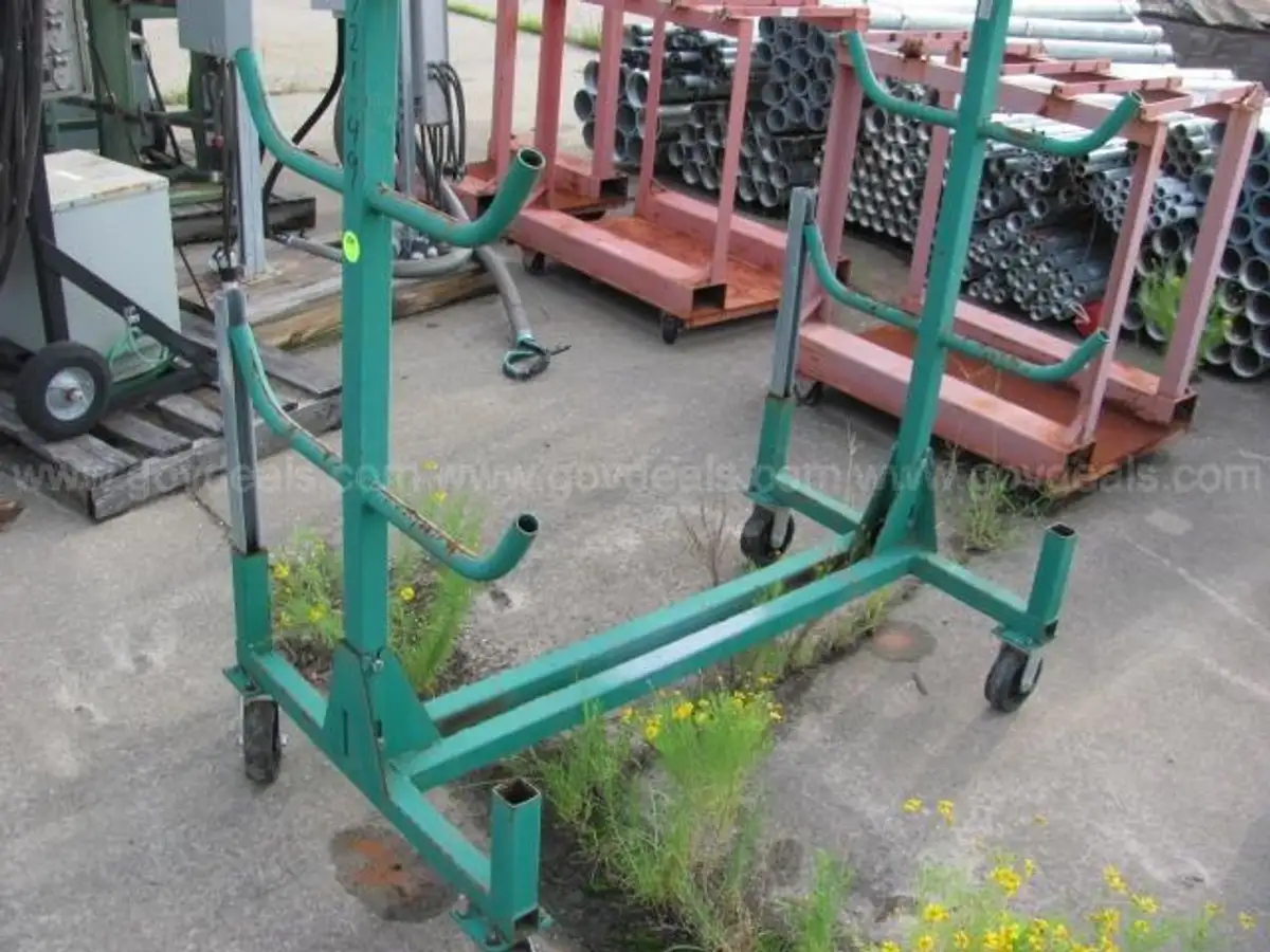 Greenlee 668 Conduit / Material Rack on Wheels | AllSurplus