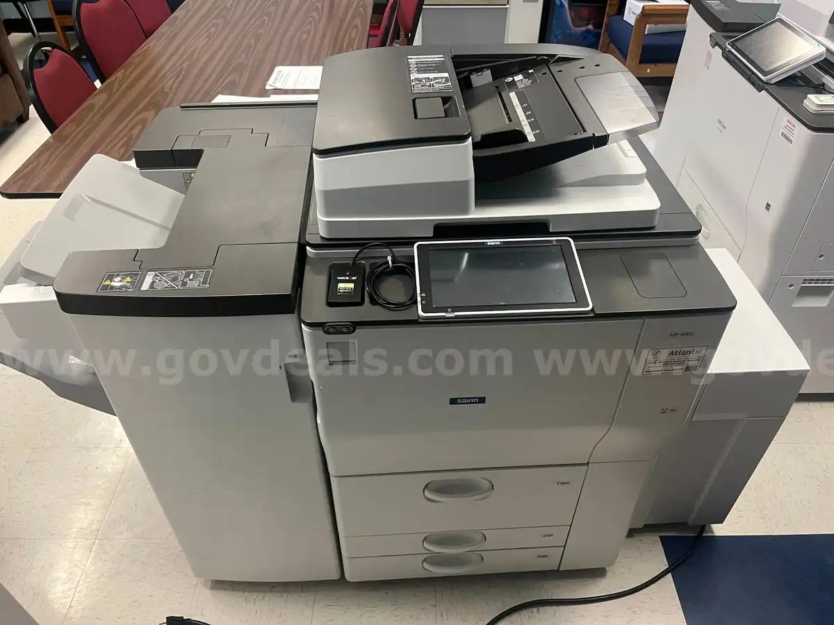 2018 Savin MP9003SP BW Multi Function Copier - 220 volts | AllSurplus
