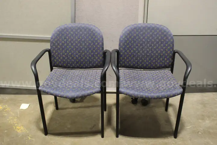 (2) The Gunlocke Company Guest Chairs | GovDeals