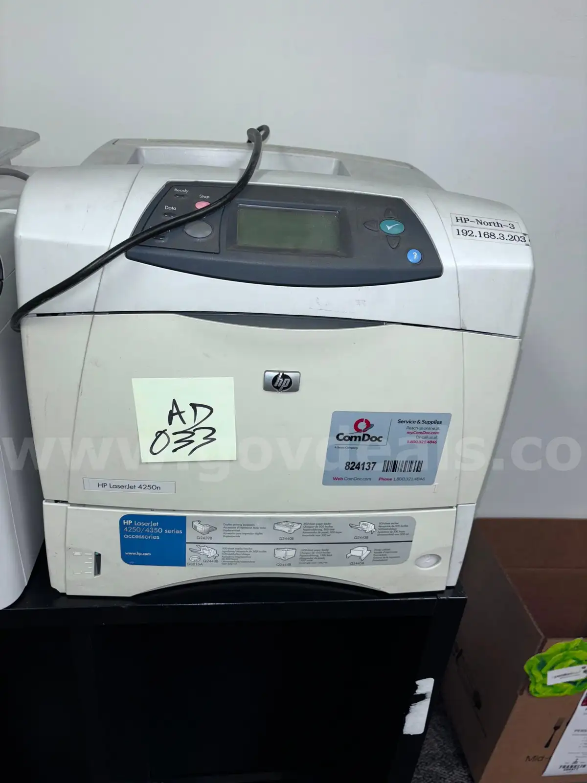 HP Laserjet 4250n | AllSurplus