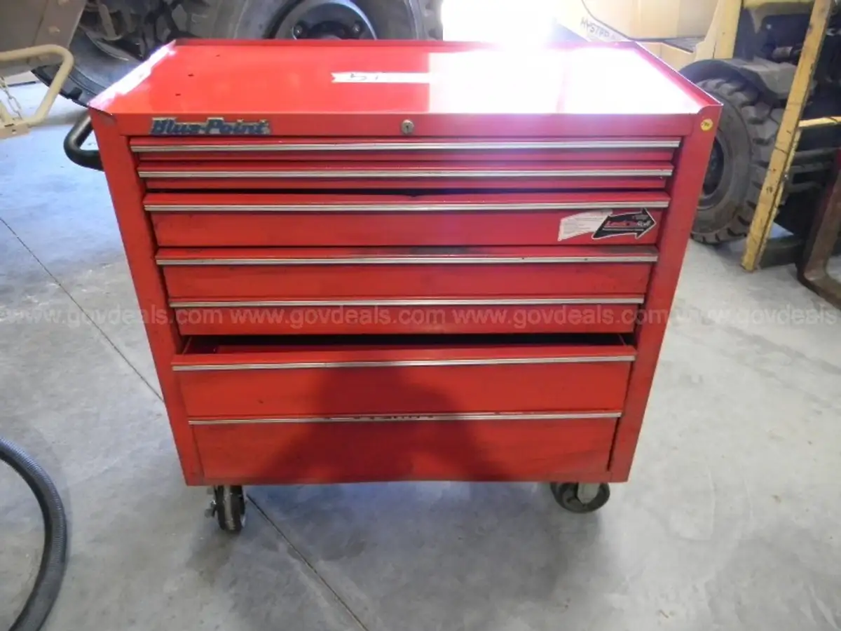Blue Point Rolling Tool Box Model KRB7107B | GovDeals