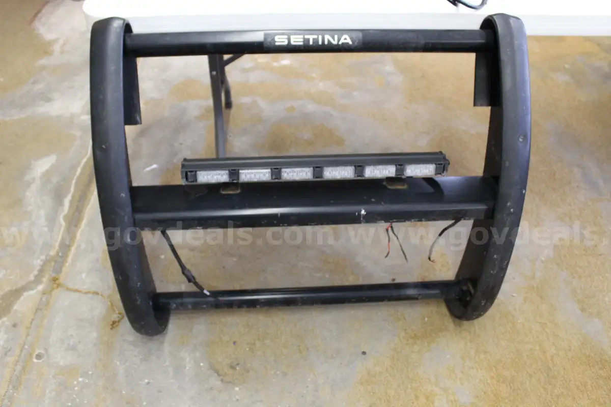 Setina Push Bumper taken from 2019 Ford Explorer | AllSurplus