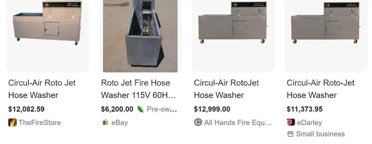 Fire Hose Washing Roto Jet Series 100 | AllSurplus