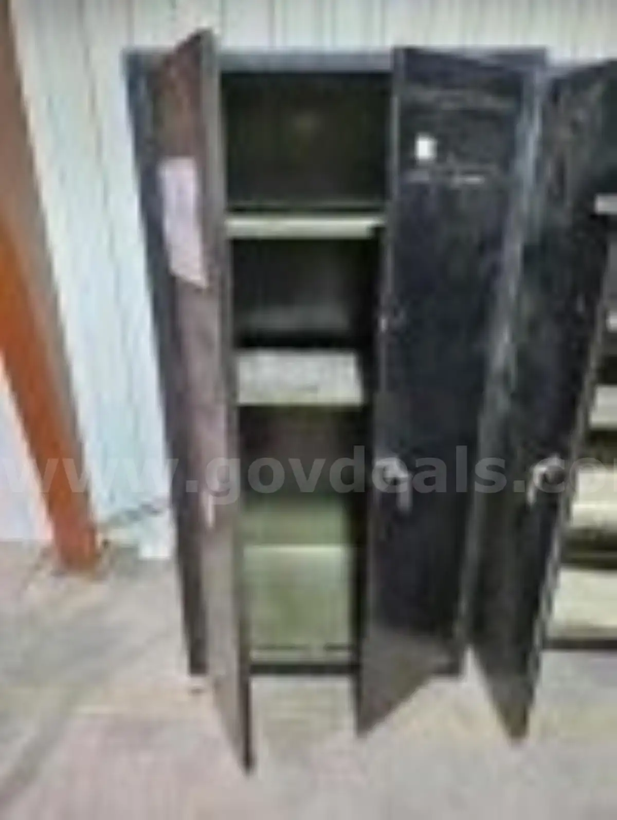 BLACK STORAGE CABINETS (QTY-5) | AllSurplus