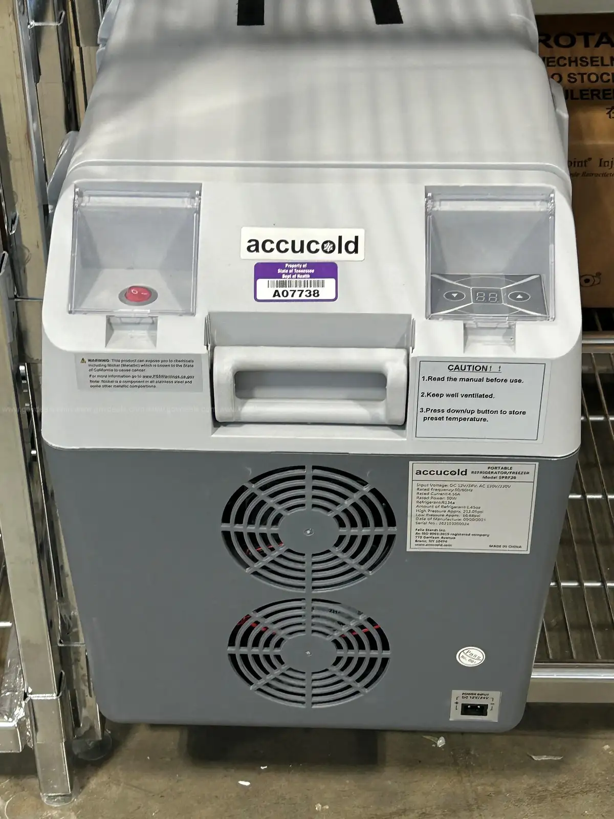 AccuCold Portable Cooler | AllSurplus