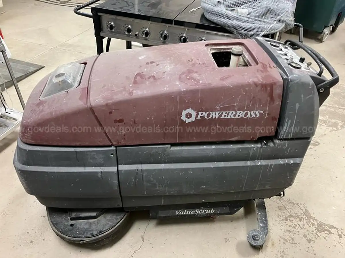 POWER BOSS FLOOR SCRUBBER | AllSurplus