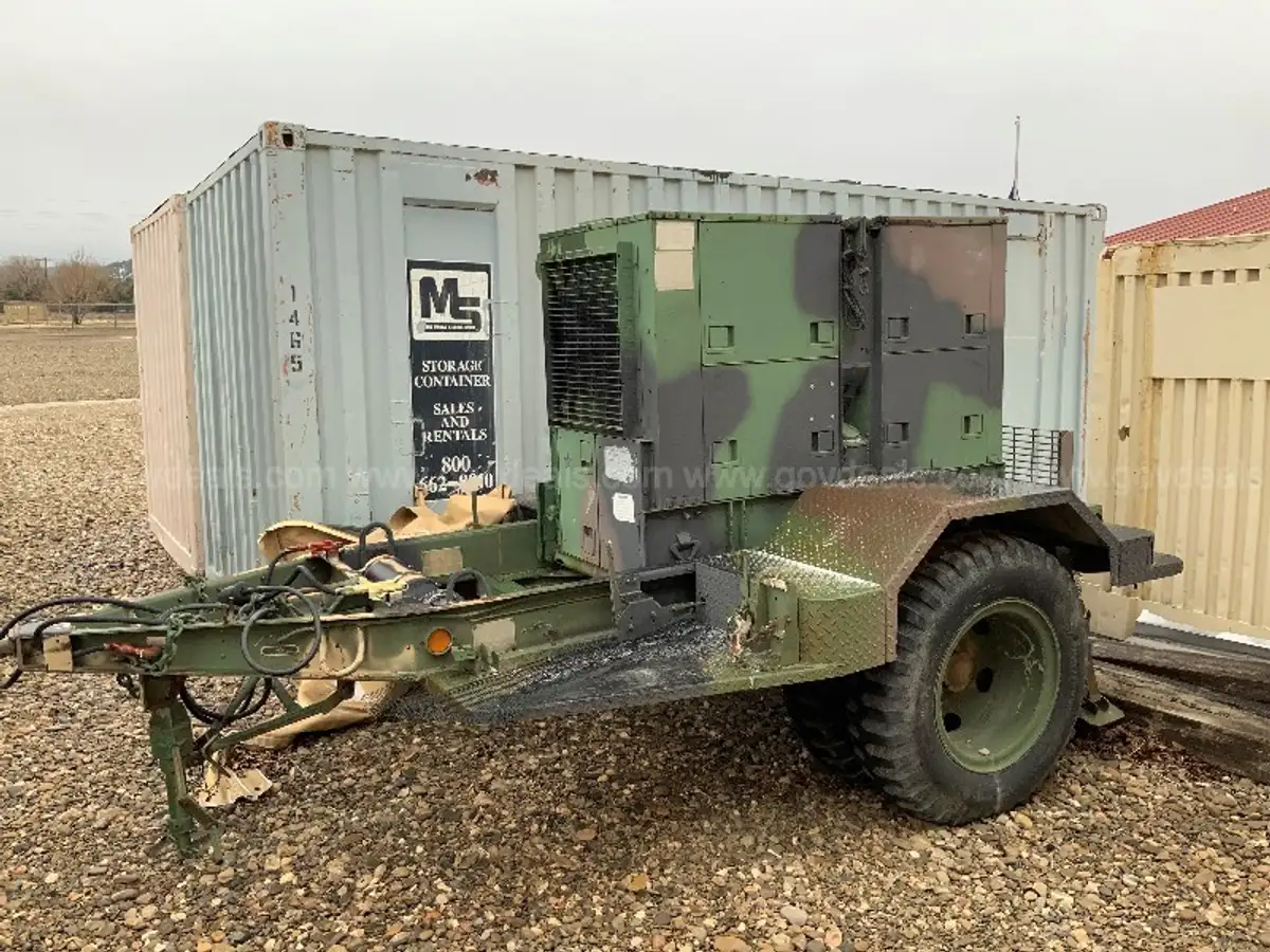 Military Diesel Generator on Trailer | AllSurplus