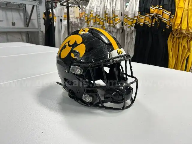 Iowa Hawkeyes Team Issued Football Helmet | GovDeals