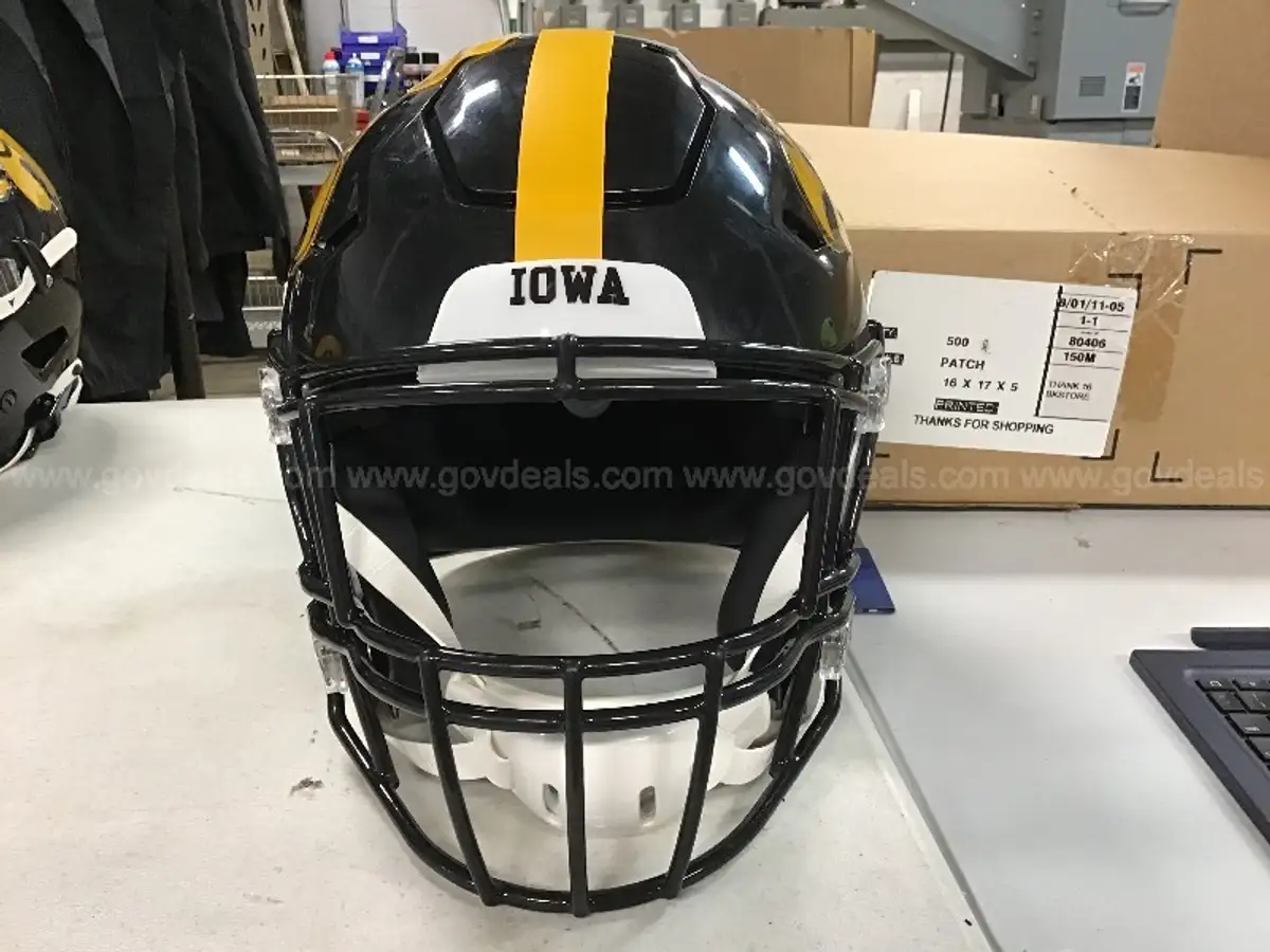 Iowa Hawkeye Team Football Helmet | AllSurplus