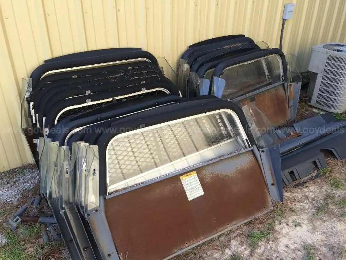 POLICE CAR PRISONER CAGES | GovDeals