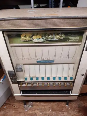 National Vendors pull tab type vending machine (like old cigarette ...
