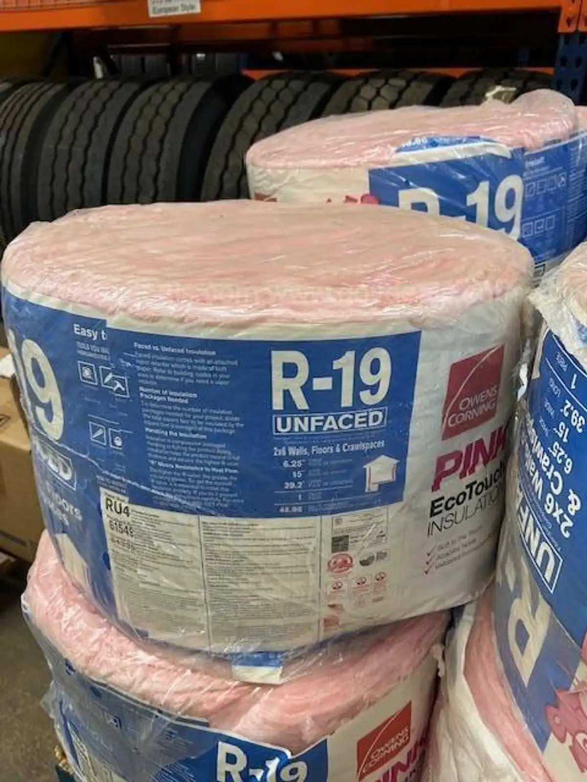 6 full rolls of R-19 insulation | GovDeals