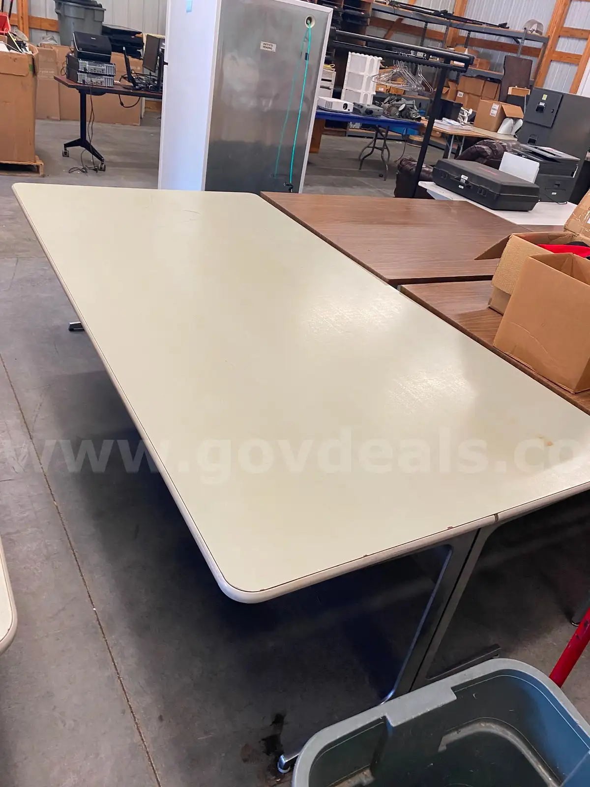Large Heavy Duty Table 4' x 8' with Metal Legs | AllSurplus