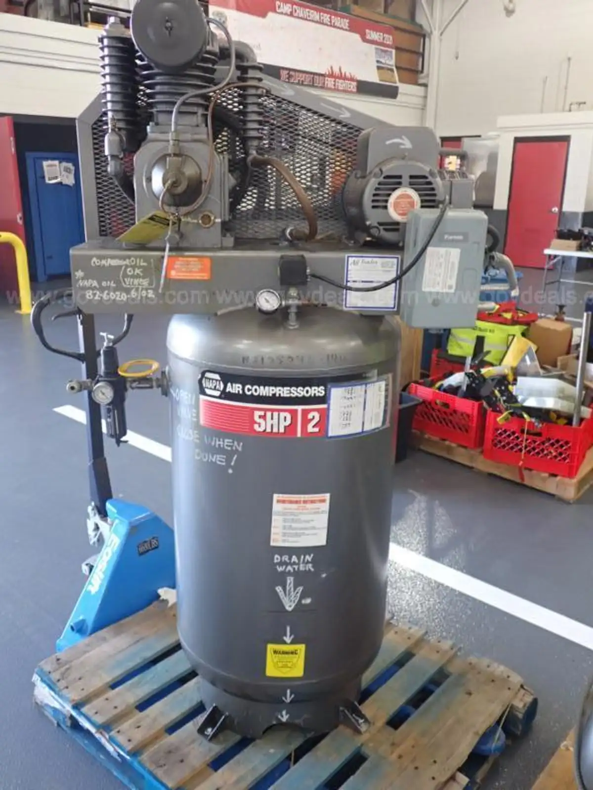 Napa Air Compressor 5HP-2 Stage | AllSurplus
