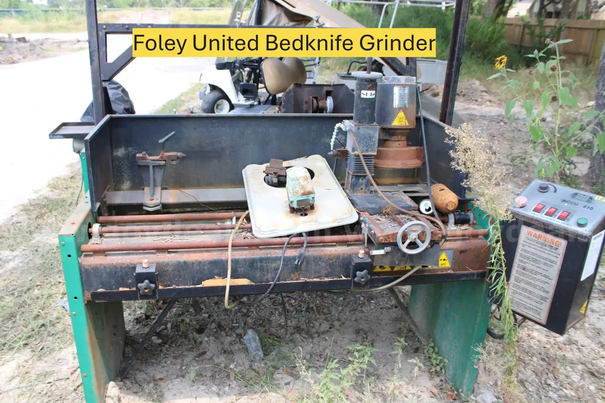 Foley United Bed Grinder and Foley United Reel Grinder (Lot) | AllSurplus