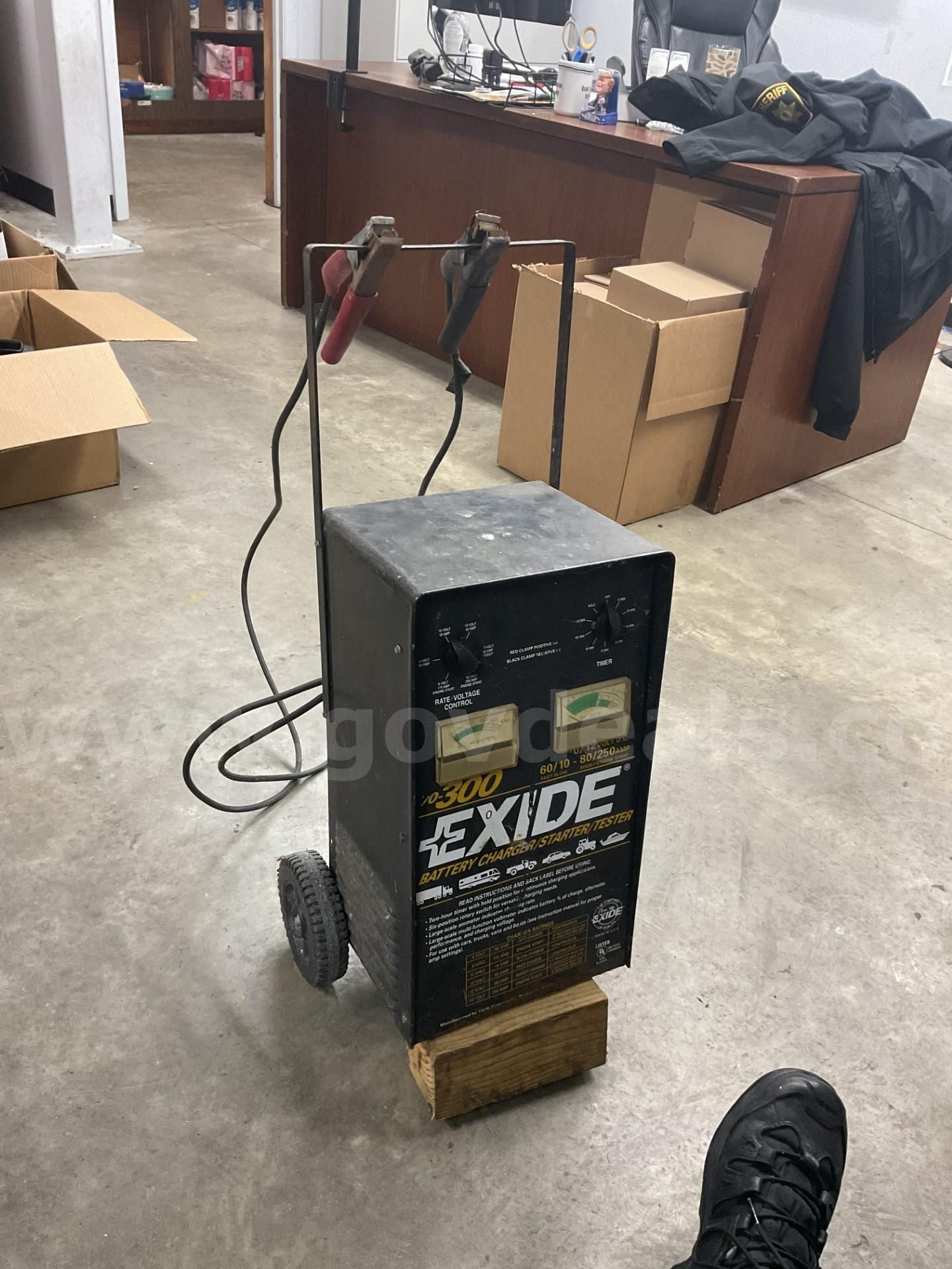 Exide Battery Charger GovDeals
