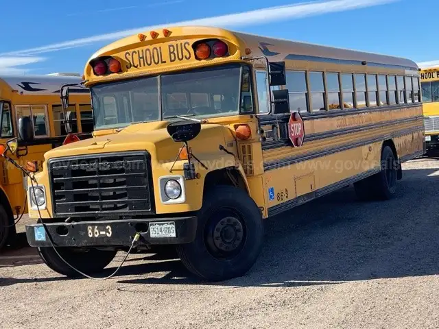 1986 BlueBird International 1853 School Bus | GovDeals