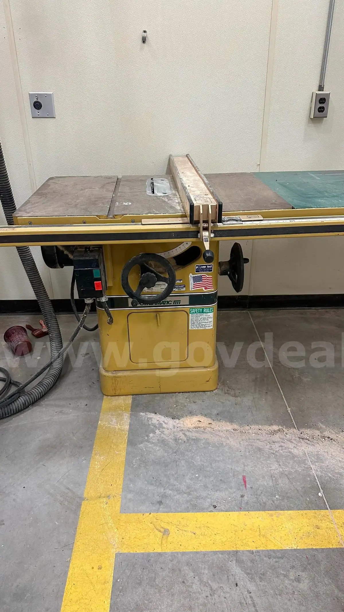 Powermatic Table Saw | GovDeals