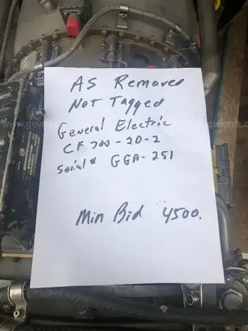 GE CF700-20-2 Engine | GovDeals