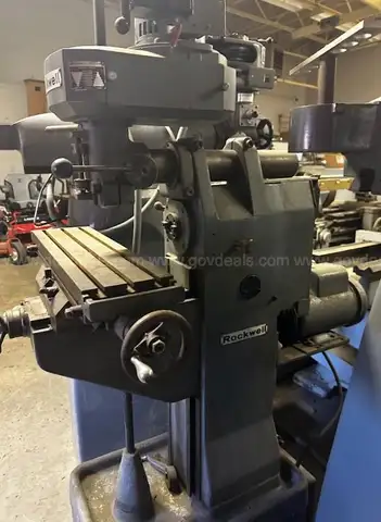 Rockwell Milling Machine | GovDeals