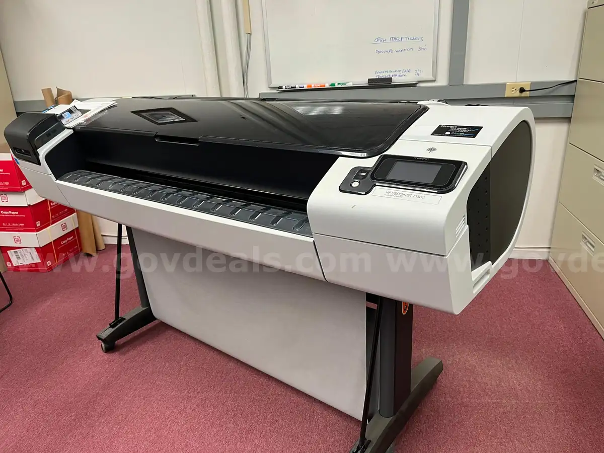 HP DesignJet T1300 Plotter Printer | AllSurplus
