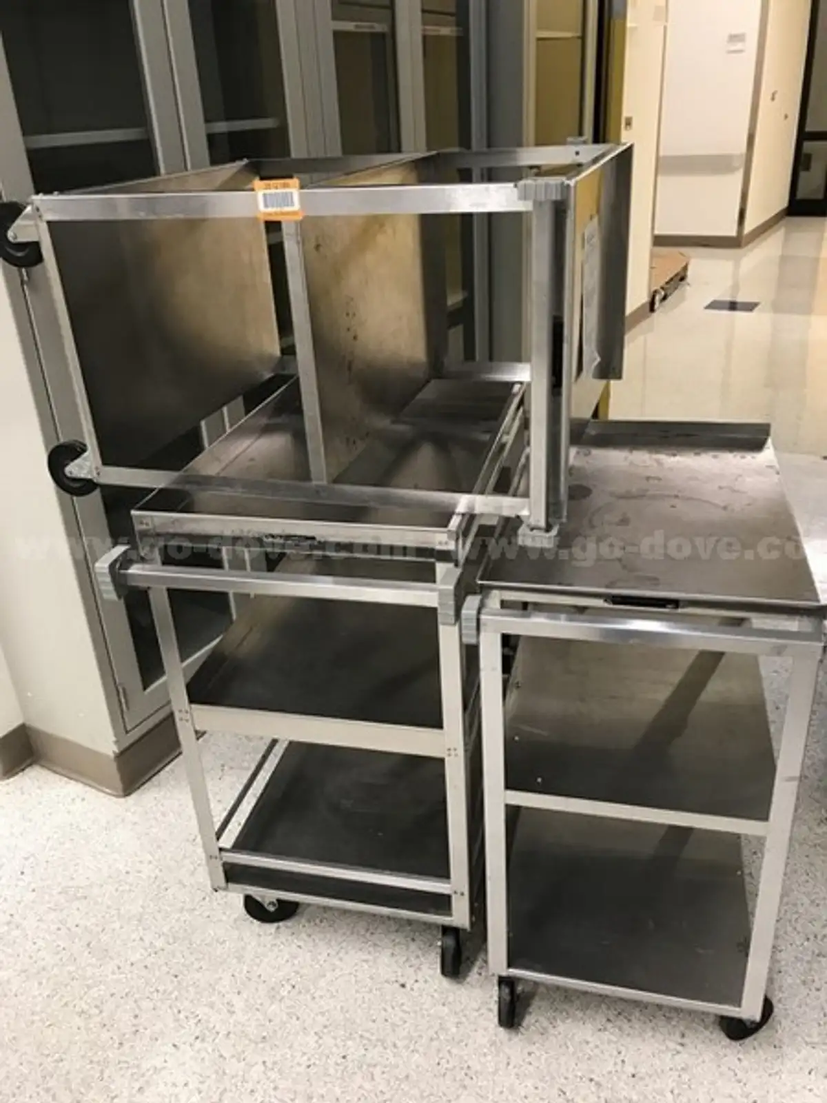 25 Pcs. Stainless Steel Rolling Carts Mfg. Lakeside. | AllSurplus