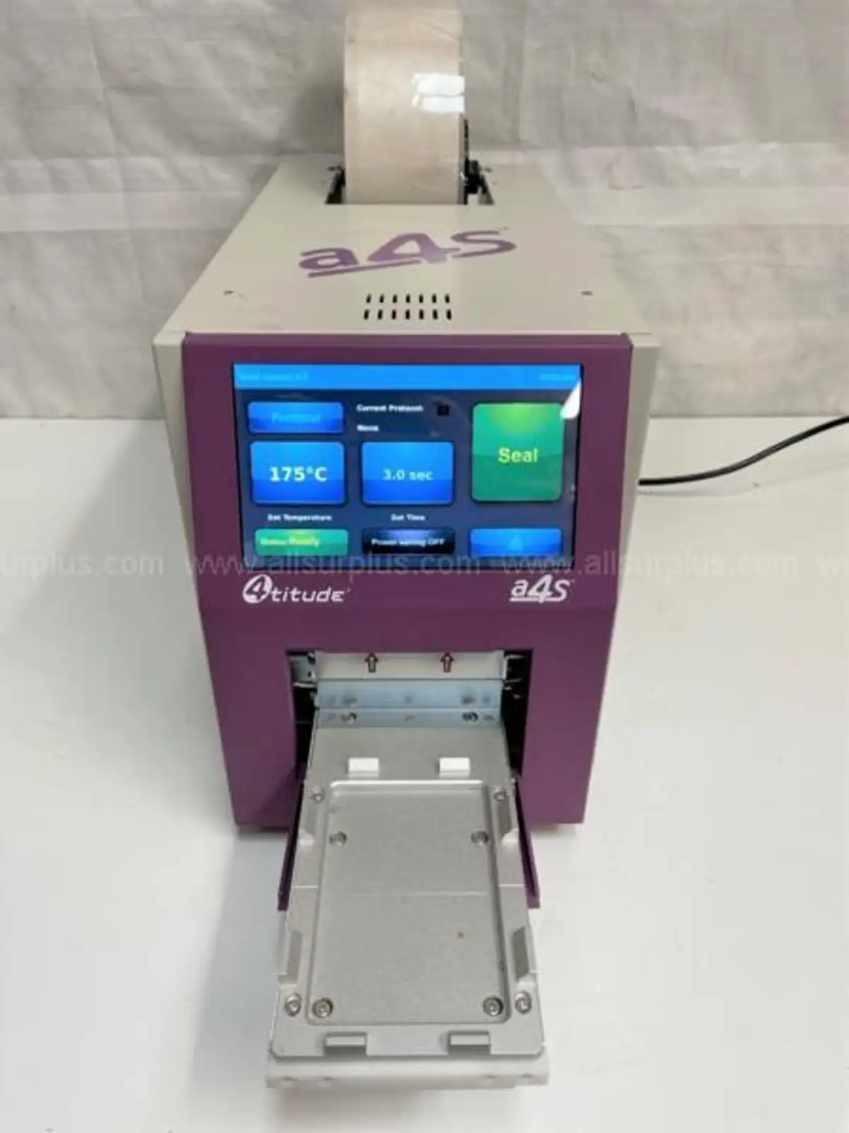 4titude A4S Automatic Microplate Heat Sealer (2020) | AllSurplus