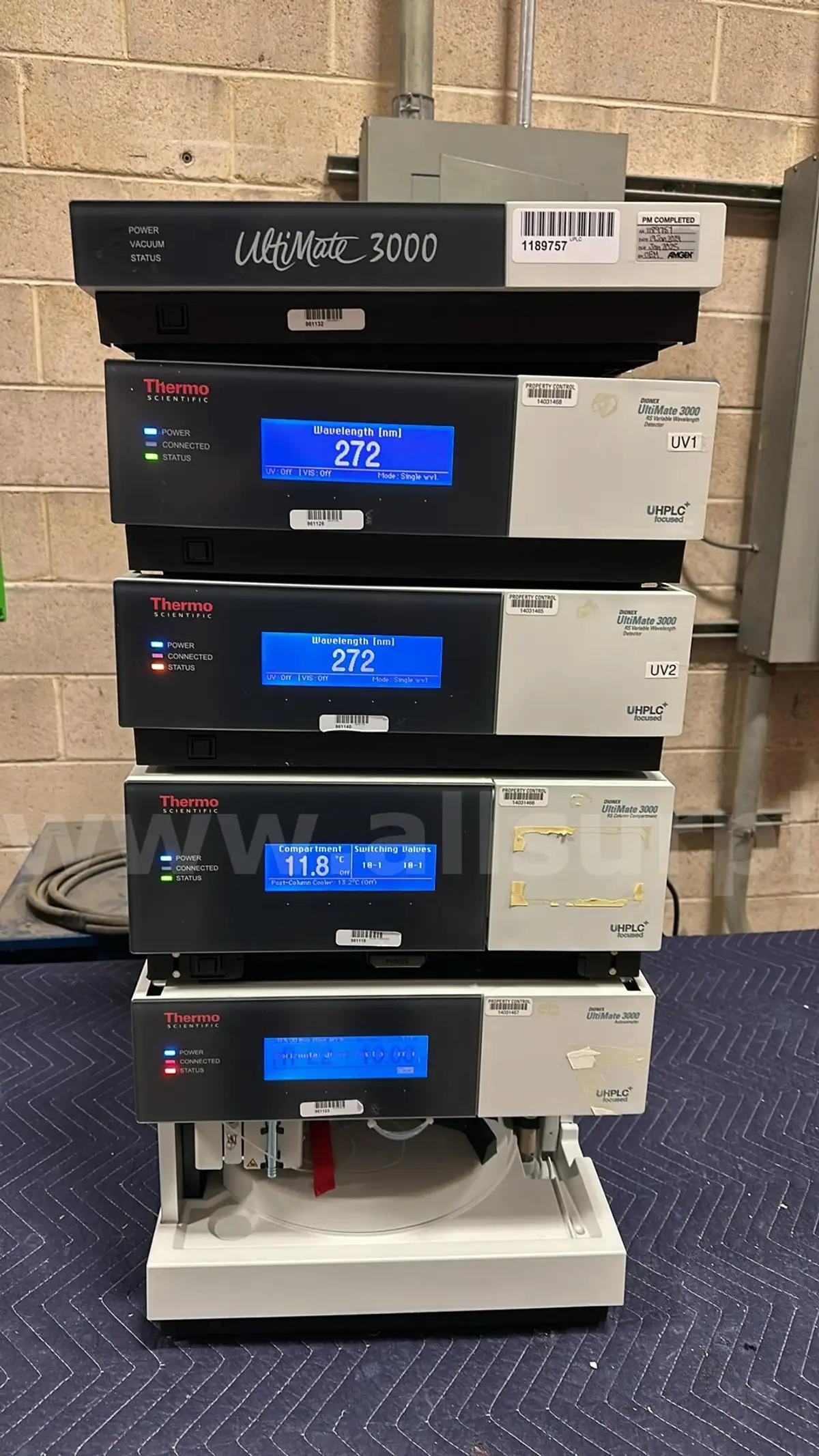 5 Piece Thermo Scientific Dionex Series Ultimate 3000 UHPLC System ...