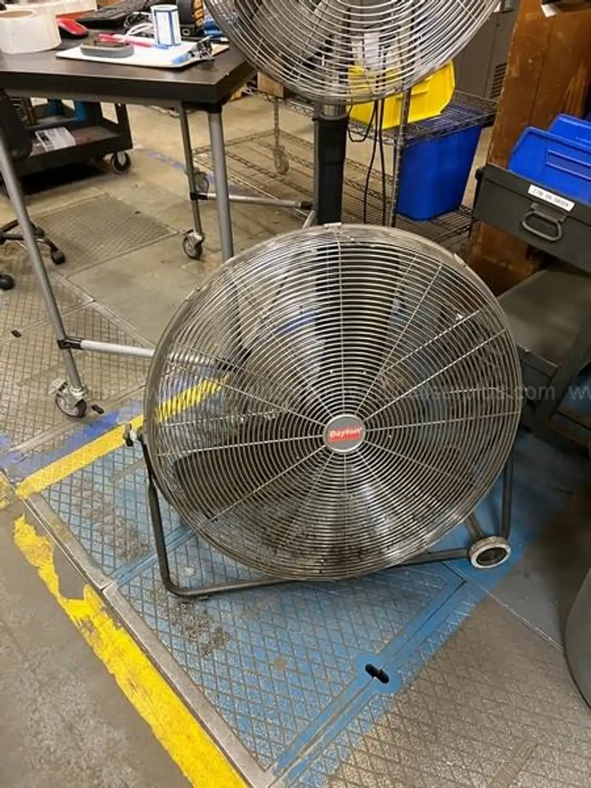 2 ea. Dayton / Airmaster Large Box Fans | AllSurplus