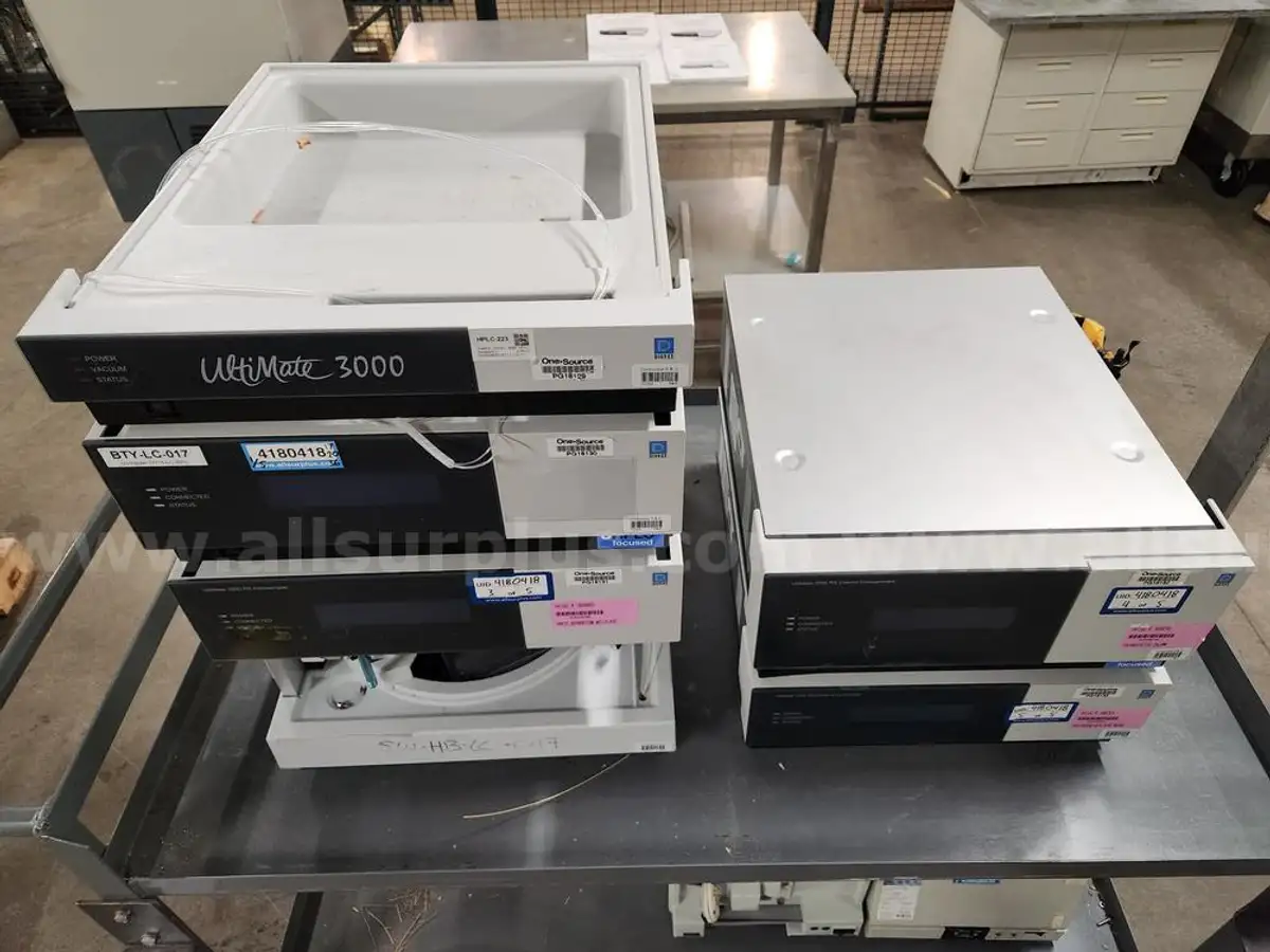 4 Piece Dionex UltiMate 3000 UHPLC System | AllSurplus