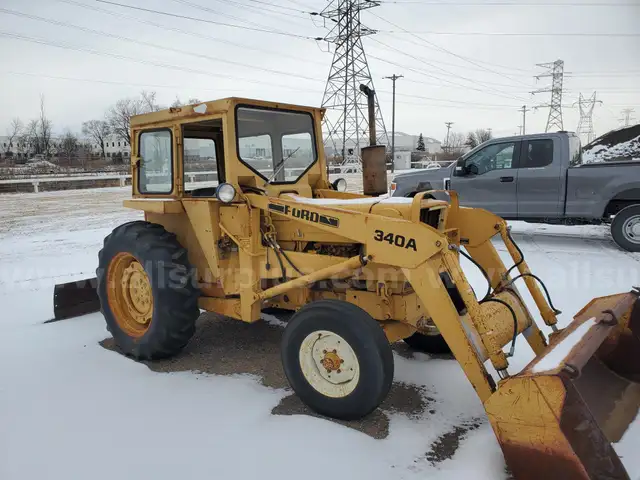 1978 Ford 340A Industrial Tractor with Loader, Used | AllSurplus