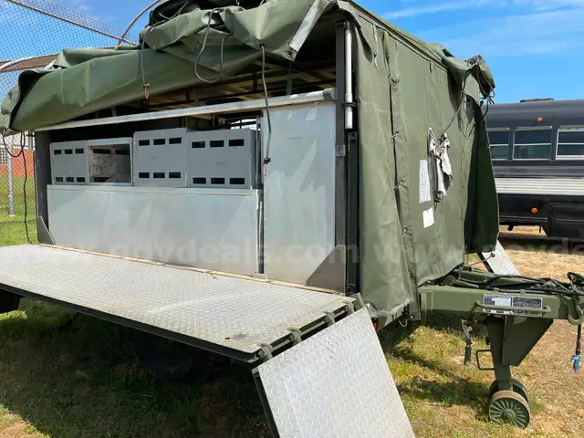 MKT-85 Field Kitchen Trailer Stocked with Equipment | AllSurplus