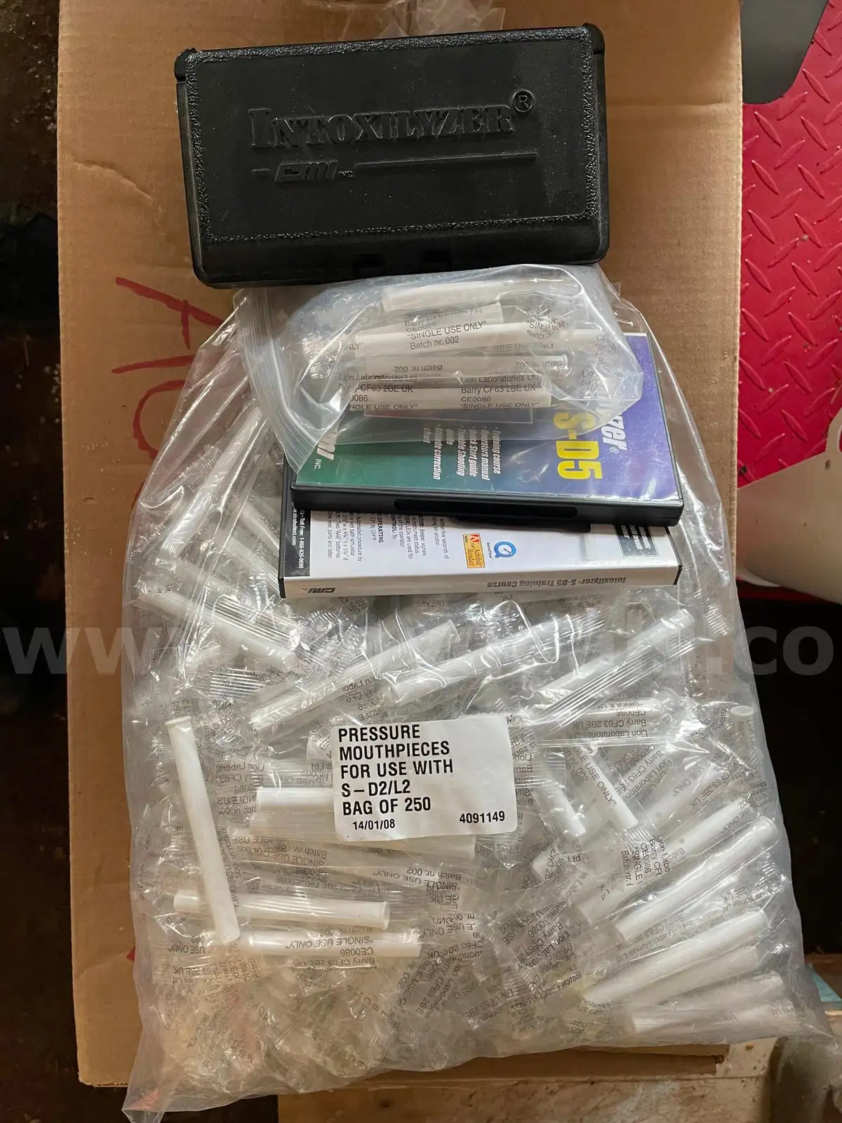 CMI Inc. Intoxilyzer S-D5 Portable Breath Test Device w/ mouthpieces ...