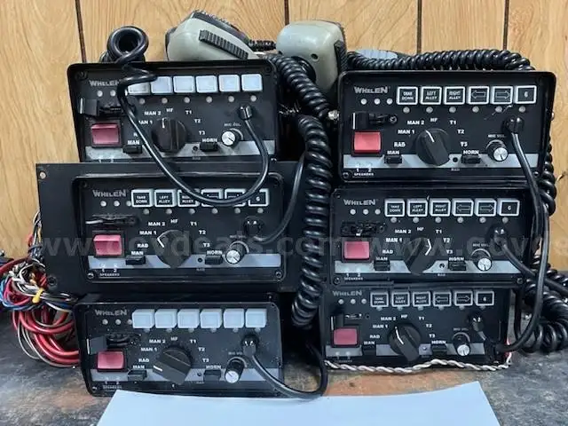 (6) WHELEN 295 SIREN CONTROL BOXES | GovDeals
