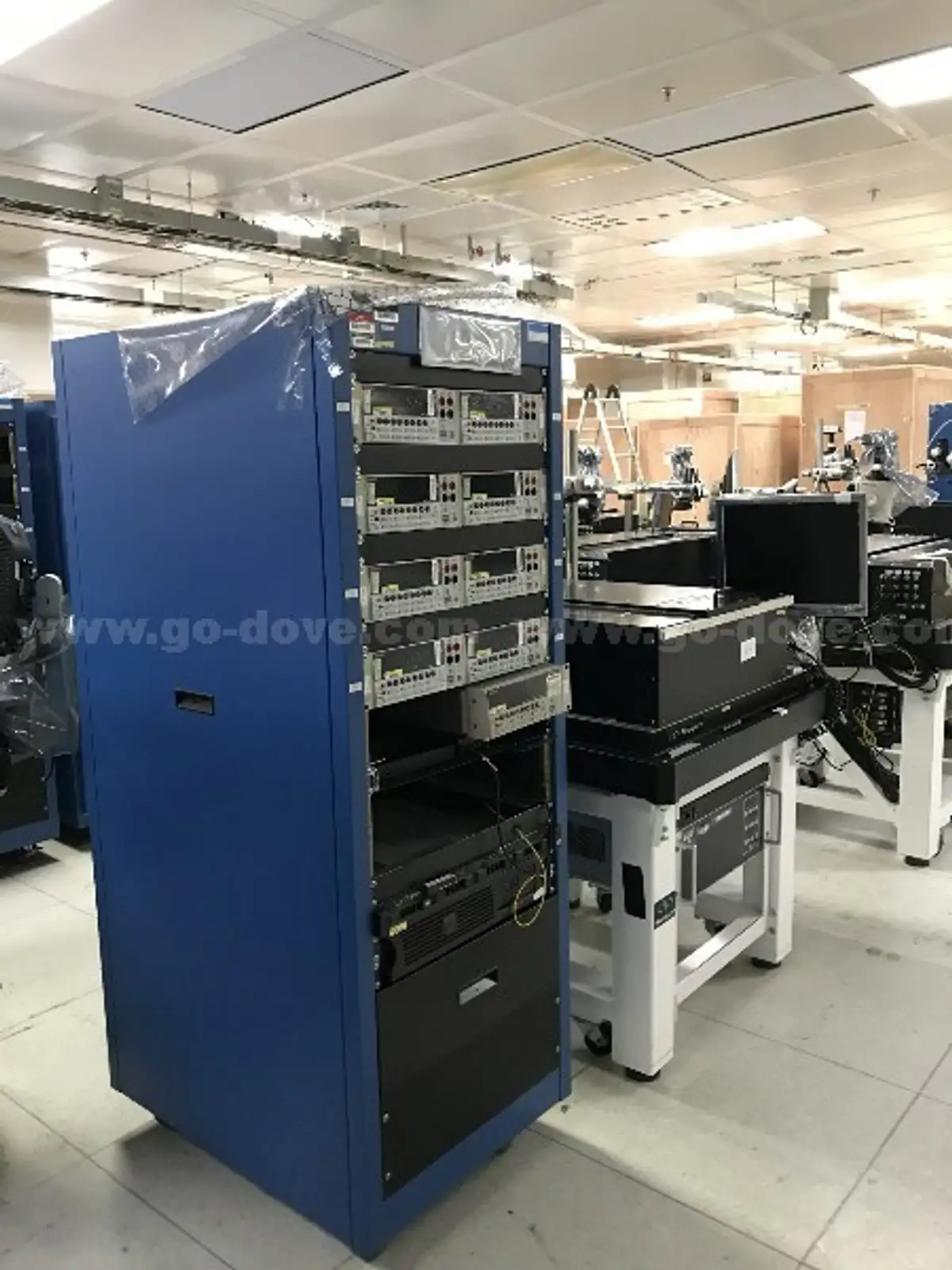 Test Station Rack with Testers - Keithley Digital Multimeter, etc ...