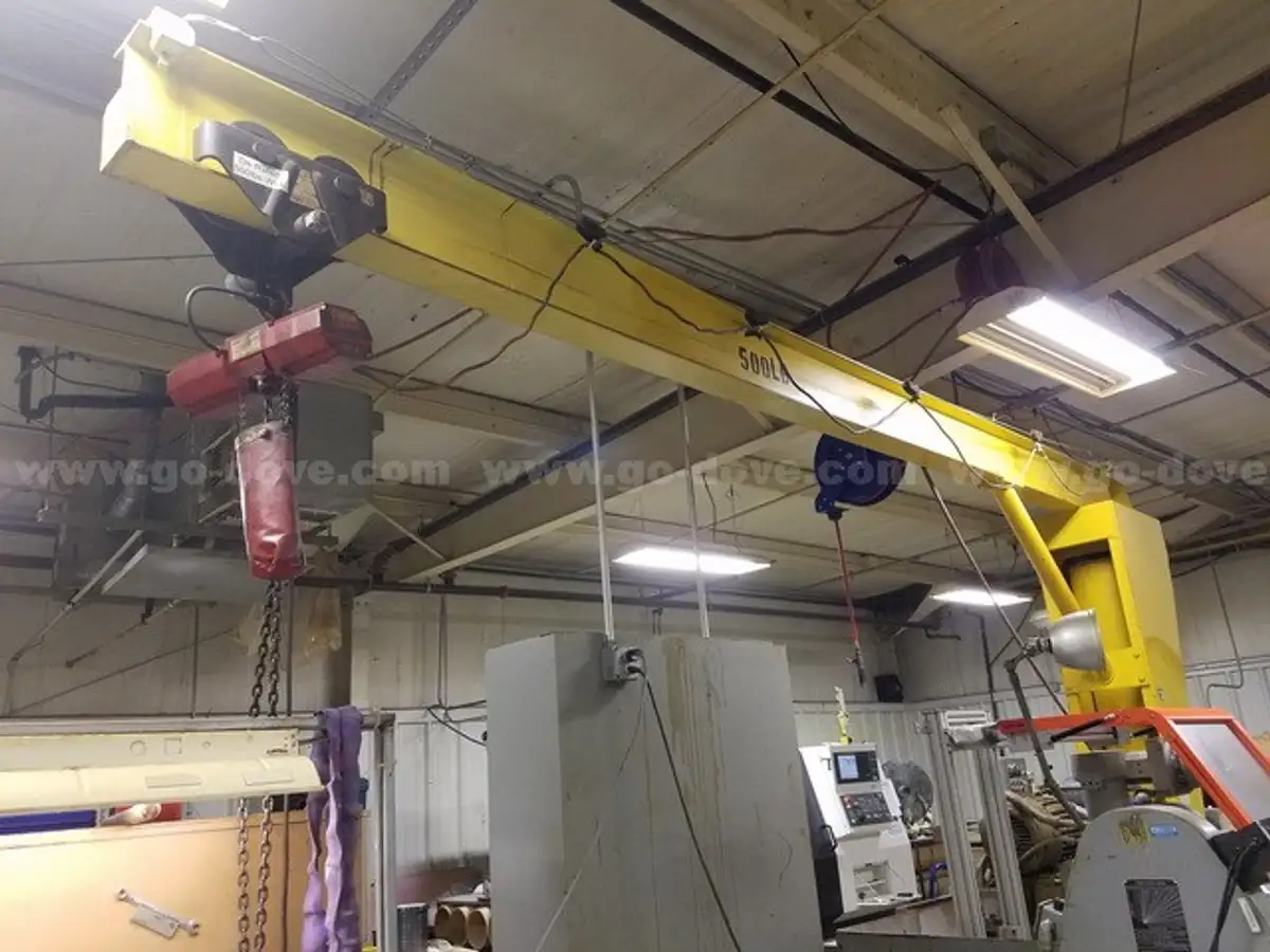 Gaffey Floor Jib & Hoist | AllSurplus