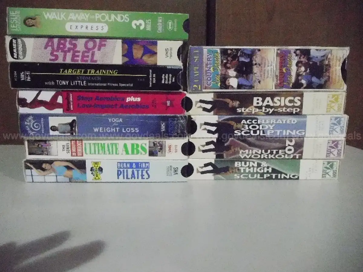 Misc classroom VHS tapes, VHS instructional packages and DVDs | AllSurplus