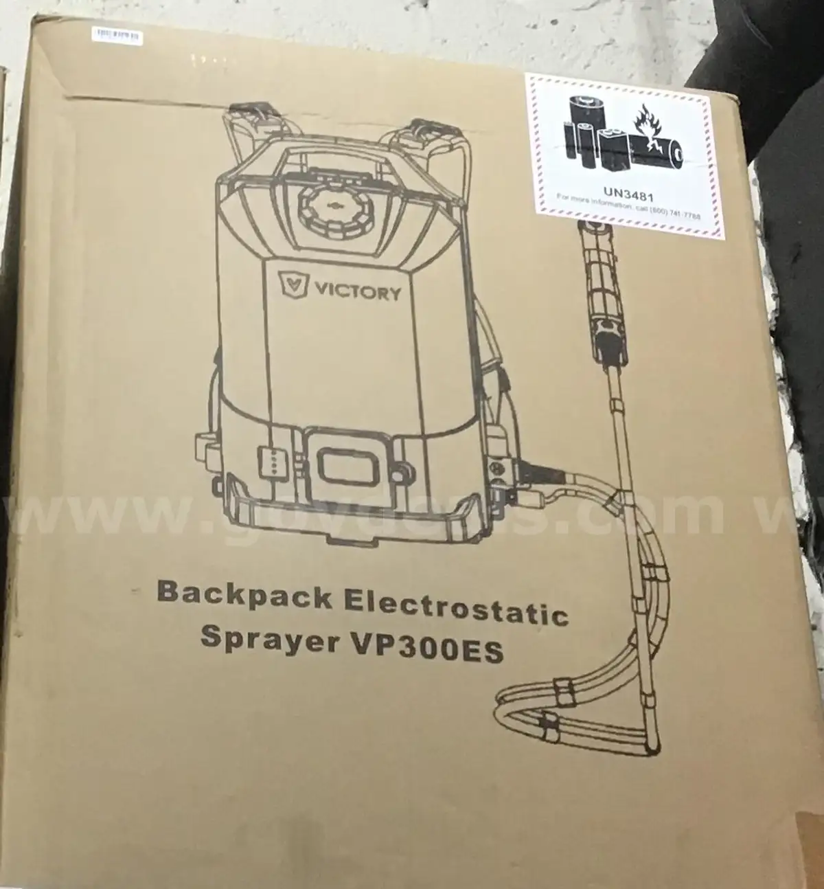 NEW in Box Lot of 3 - Victory VP300ES Backpack Sprayers | AllSurplus