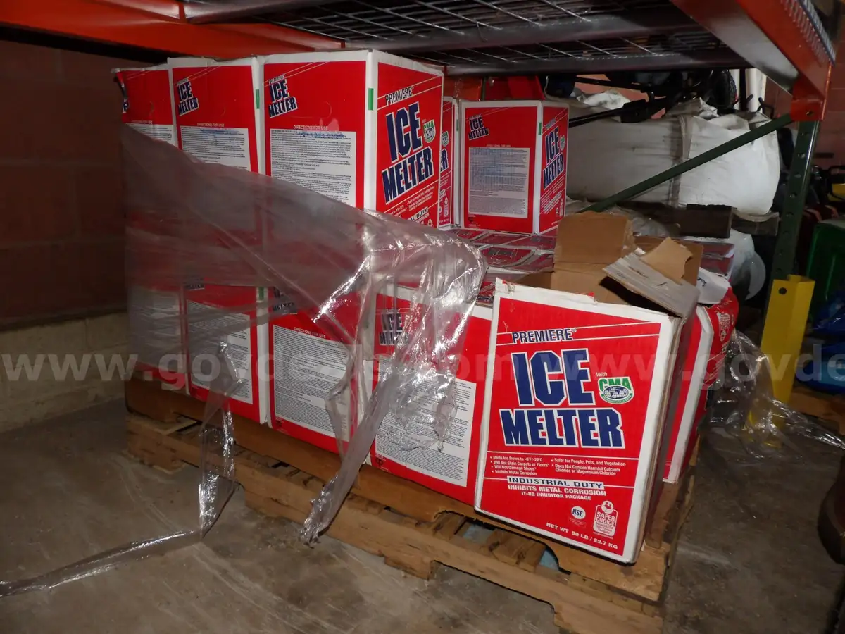 One Pallet of Premiere Ice Melt (Approximately 18 boxes) | AllSurplus